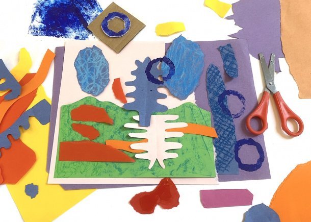Quiet Session: Collage and stamp making workshop - Mission Gallery